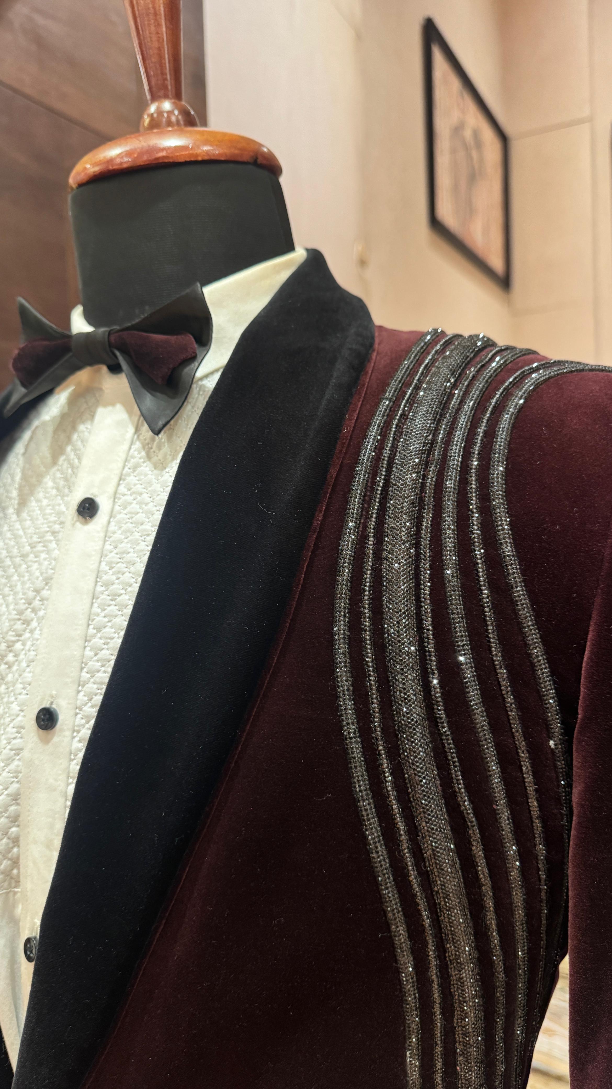 Crimson Curve tuxedo – Bhasin Brothers