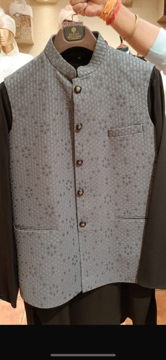 Mens Kurta Pajama Set – Buy Online Kurta With Nehru Jacket for Men ...